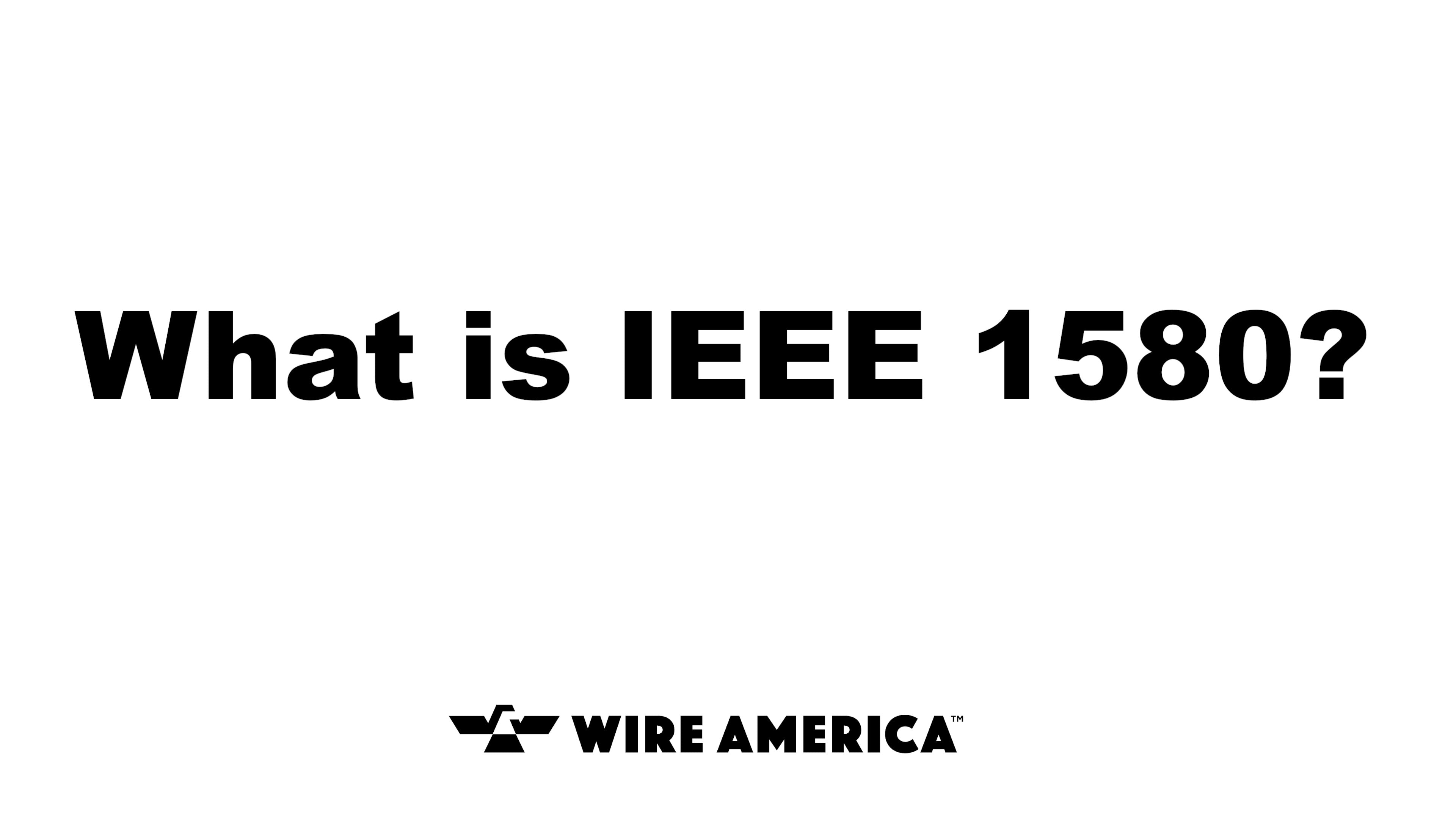 What is IEEE 1580? | Marine Cable Guide Article